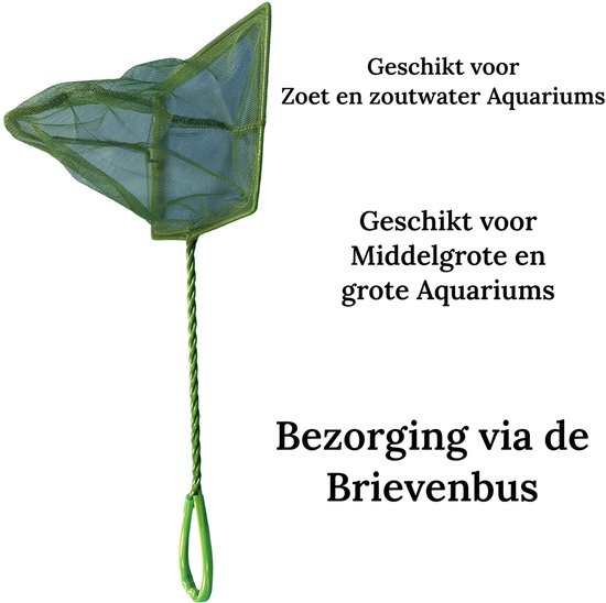 Aqua-Loui® - Schepnet Set- Schepnetjes - Aquarium - Visnet - 4” inch 10 ...