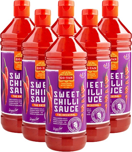 Go-tan - Sweet Chilisaus - 6x 1ltr | bol
