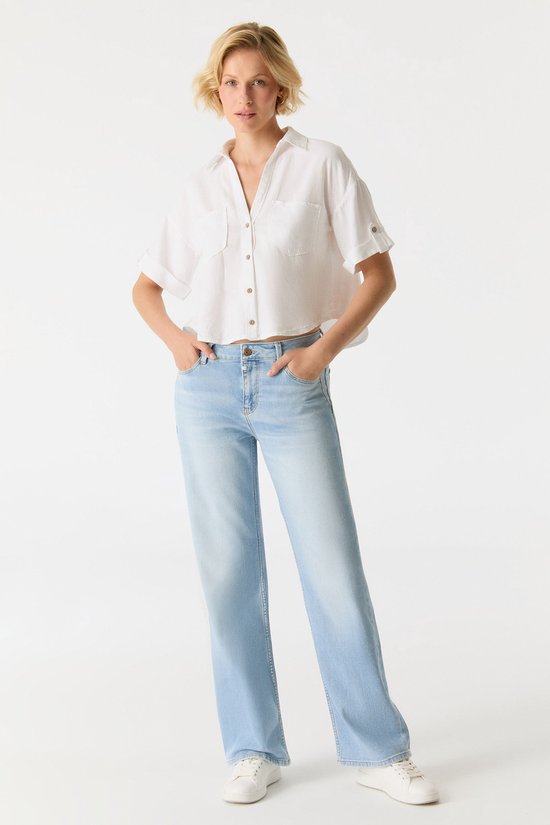 COJ - Nova - Wide Straight Jeans - Light Blue | bol