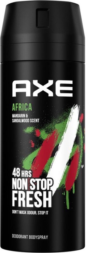 Axe - Deodorant Bodyspray - 48hrs Non Stop Fresh - Africa - Mandarin ...