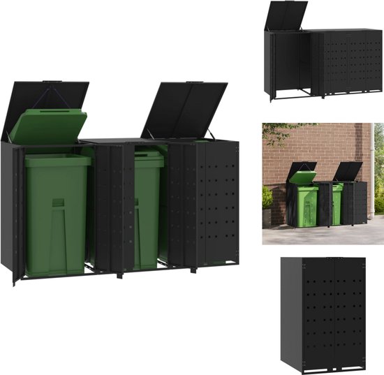 vidaXL Containerberging - Containerbergingen - Afvalbakberging ...