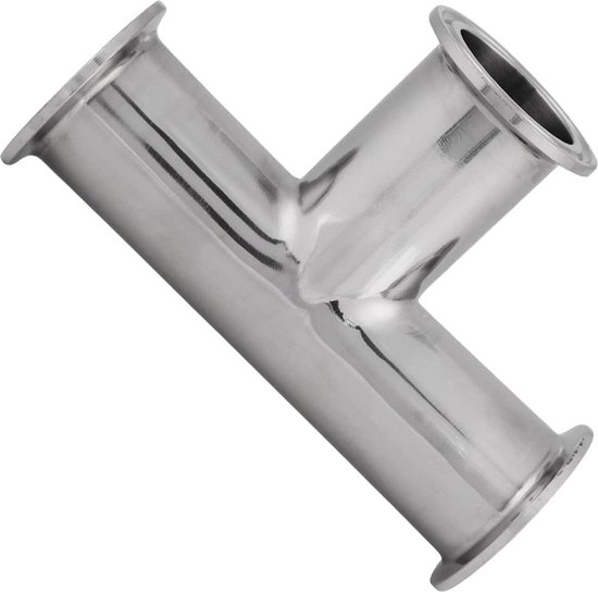 15 Tri-Clamp FTTG 1 stuk roestvrij stalen klem-T-stuk 3-weg - diameter ...