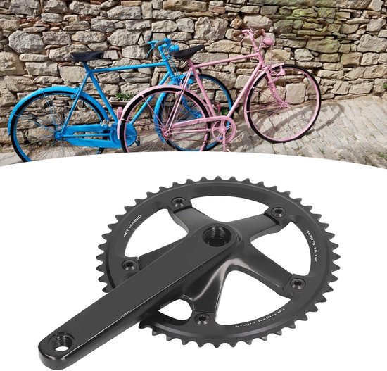 Fietscrankarmset Aluminium Lichtgewicht 144 BCD 48T Single Speed... | bol