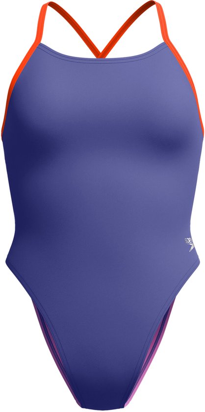 Speedo Badpak Solid Tie Back Blauw | bol