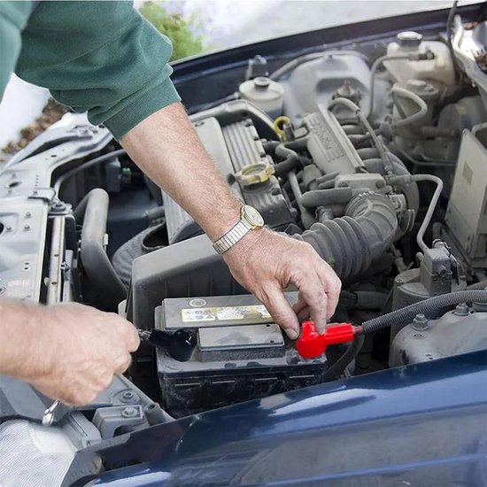 Autobatterij-terminaldeksels 10 stuks - Negatieve isolatoren ...