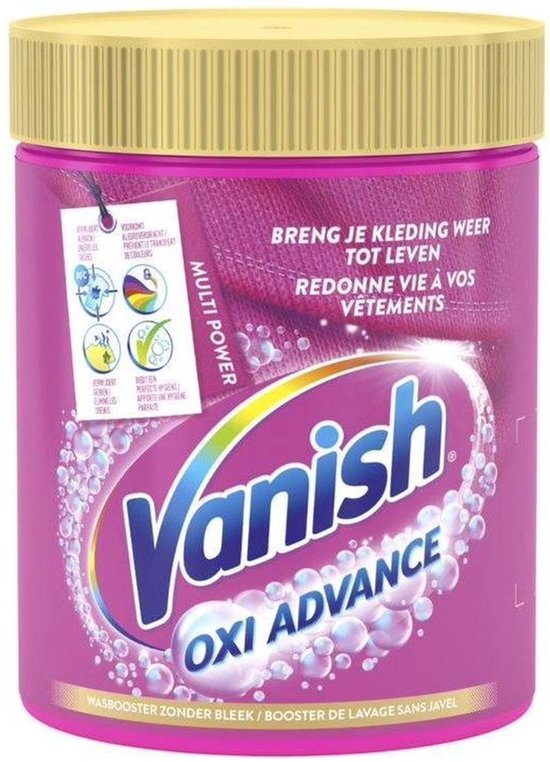 Vanish Oxi Advance - Vlekkenverwijderaar Poeder - Zonder Bleek ...