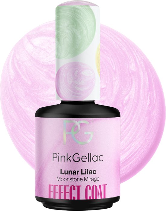 Pink Gellac - Lunar Lilac Effect Coat - Paarse Effect Coat Gellak - 15 ...
