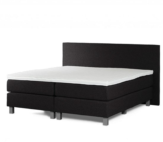 Boxspring Luxe Glade Hoofdbord 130 x 200 - Zwart | bol