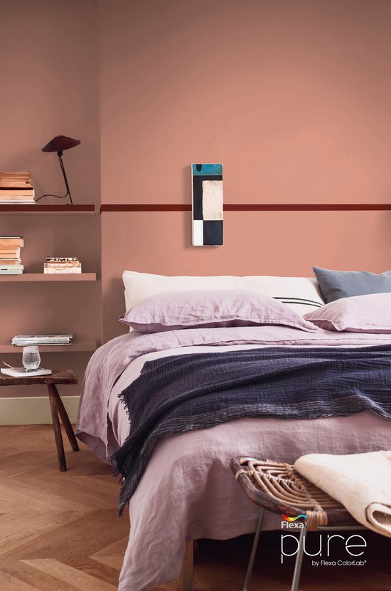 Flexa Pure Kleurstaal A4 Mild Red - Kleurtester | bol