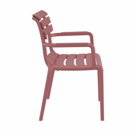 Siesta Exclusive Paris tuinstoel marsala - 4 stuks | bol