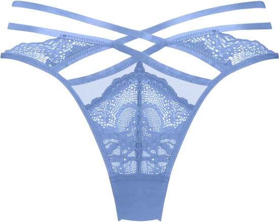 Hunkemöller String Janine Blauw 2XL | bol