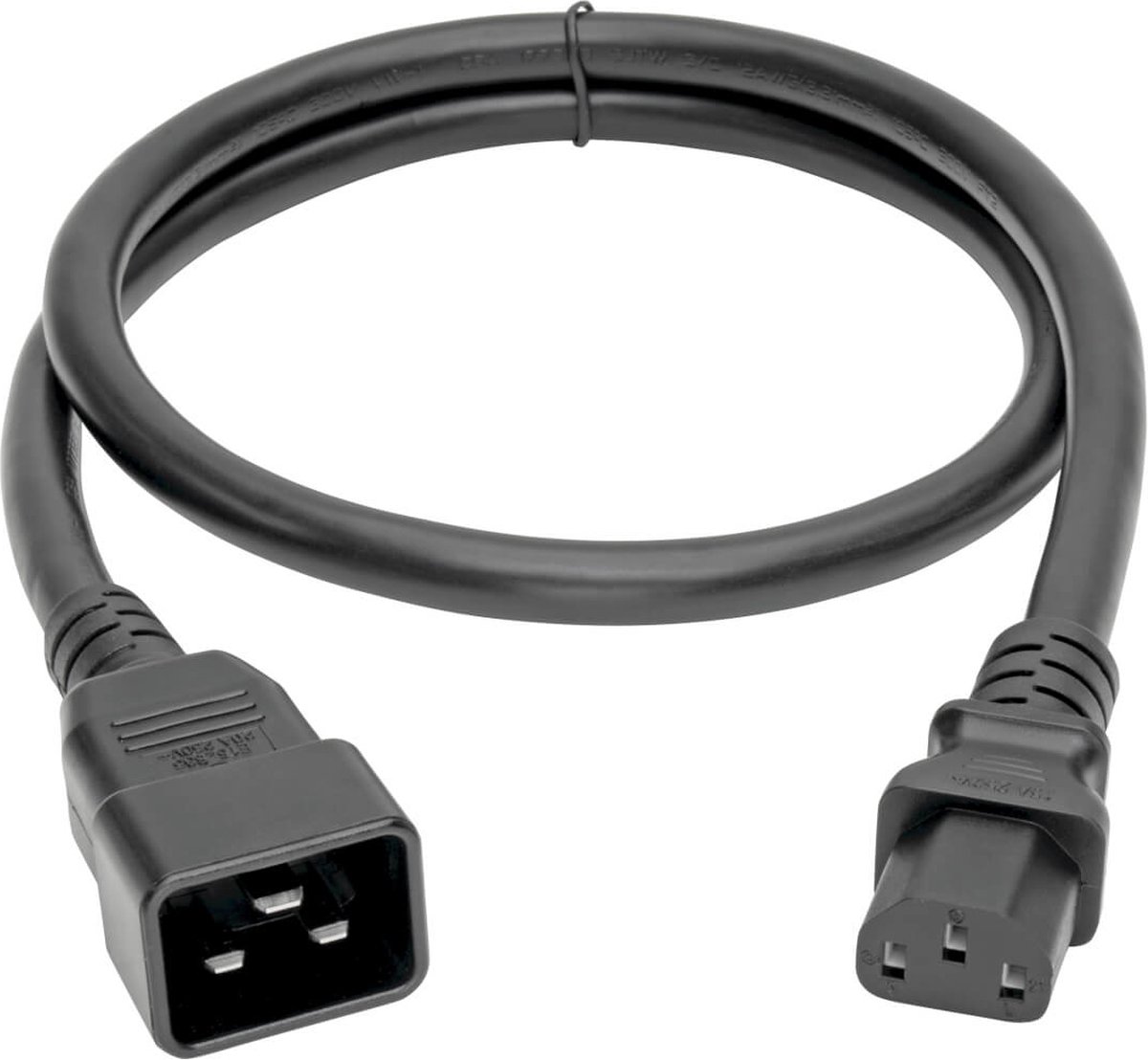 Tripp Lite P032-003 electriciteitssnoer Zwart 1 m C13 stekker C20 ...