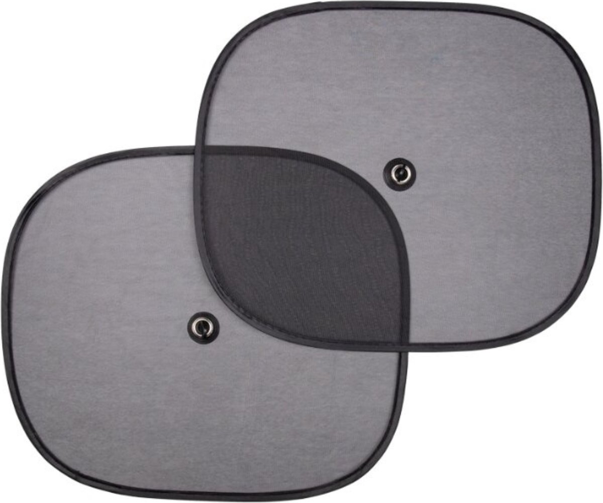 Zonnescherm Auto Zijruit - Zonder Zuignappen – UV Protectie - 2 Stuks ...