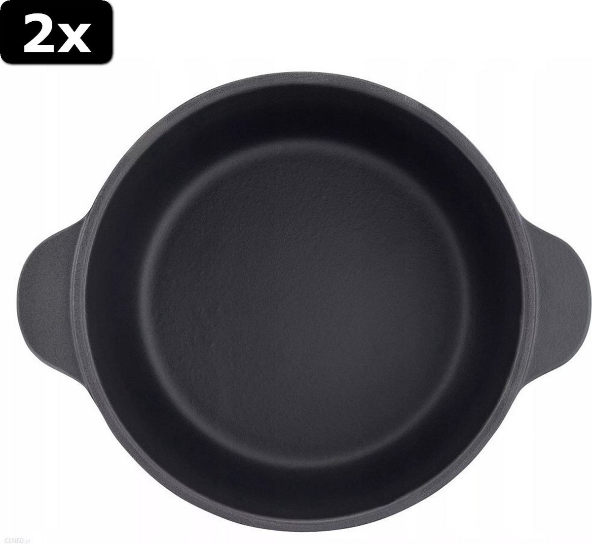 2x Tefal Tradition E22544 Gietijzeren Braadpan 20 cm Zwart | bol.com