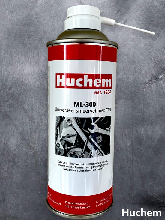 Kruipolie | Smeervet | ML-300 | 400 ml. | PTFE Spray | Multifunctioneel ...