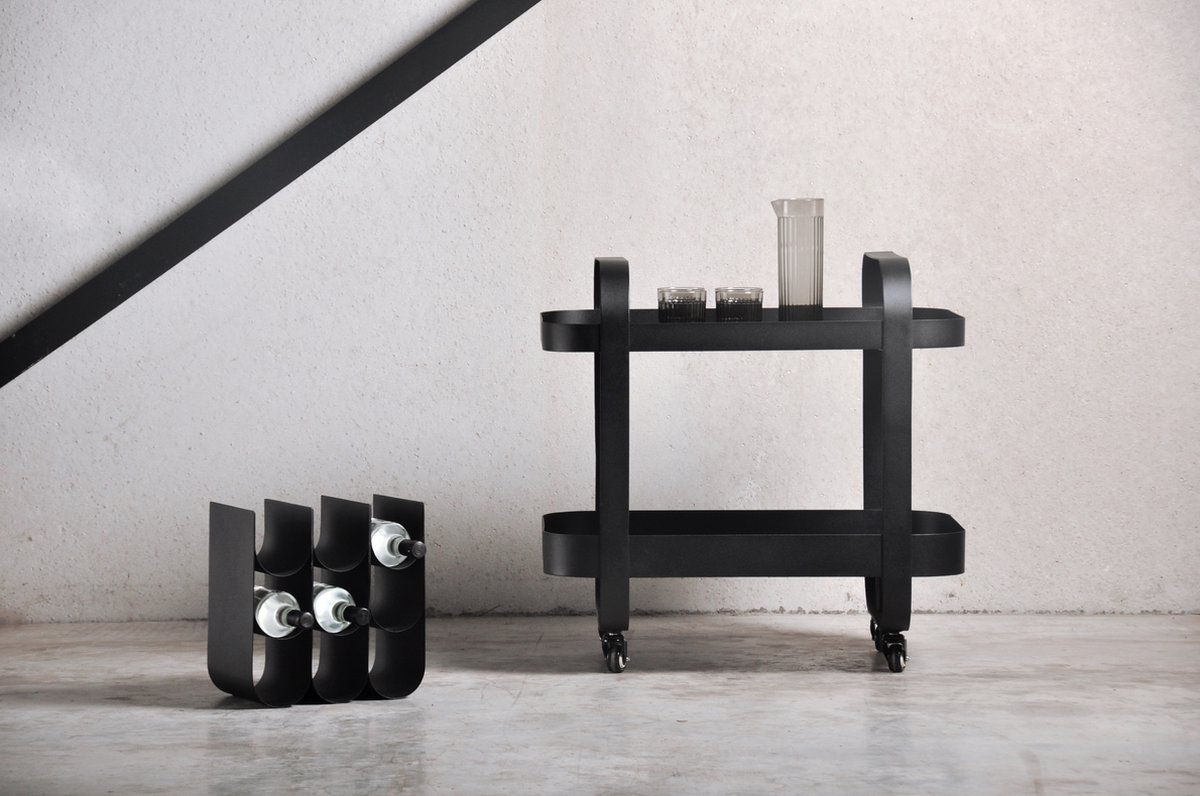 XLBoom - BENTO serveerwagen, serveer trolley zwart | bol.com