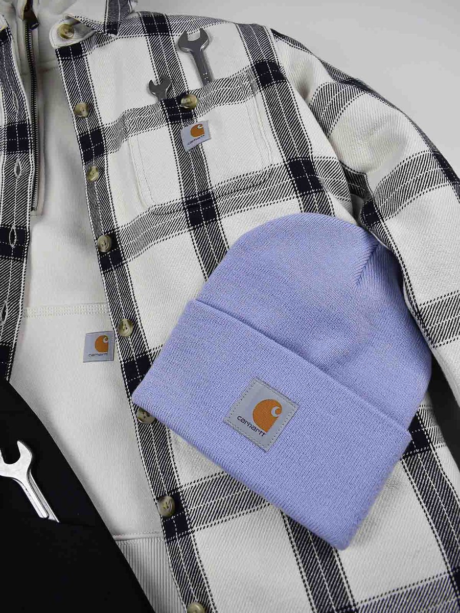 Carhartt Muts - A18 Watch Hat unisex - Soft Lavender | bol.com
