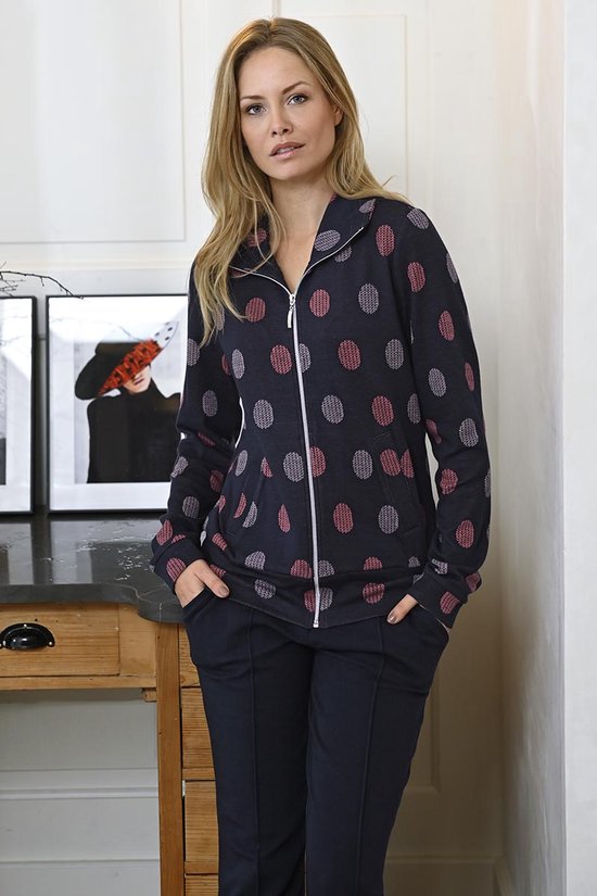 Ringella dames Huispak - met rits - Night Dots - 40 - Blauw | bol.com