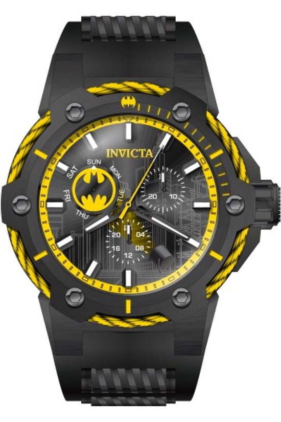 Invicta DC Comics - Batman 41173 Quartz Herenhorloge - 53mm | bol.com