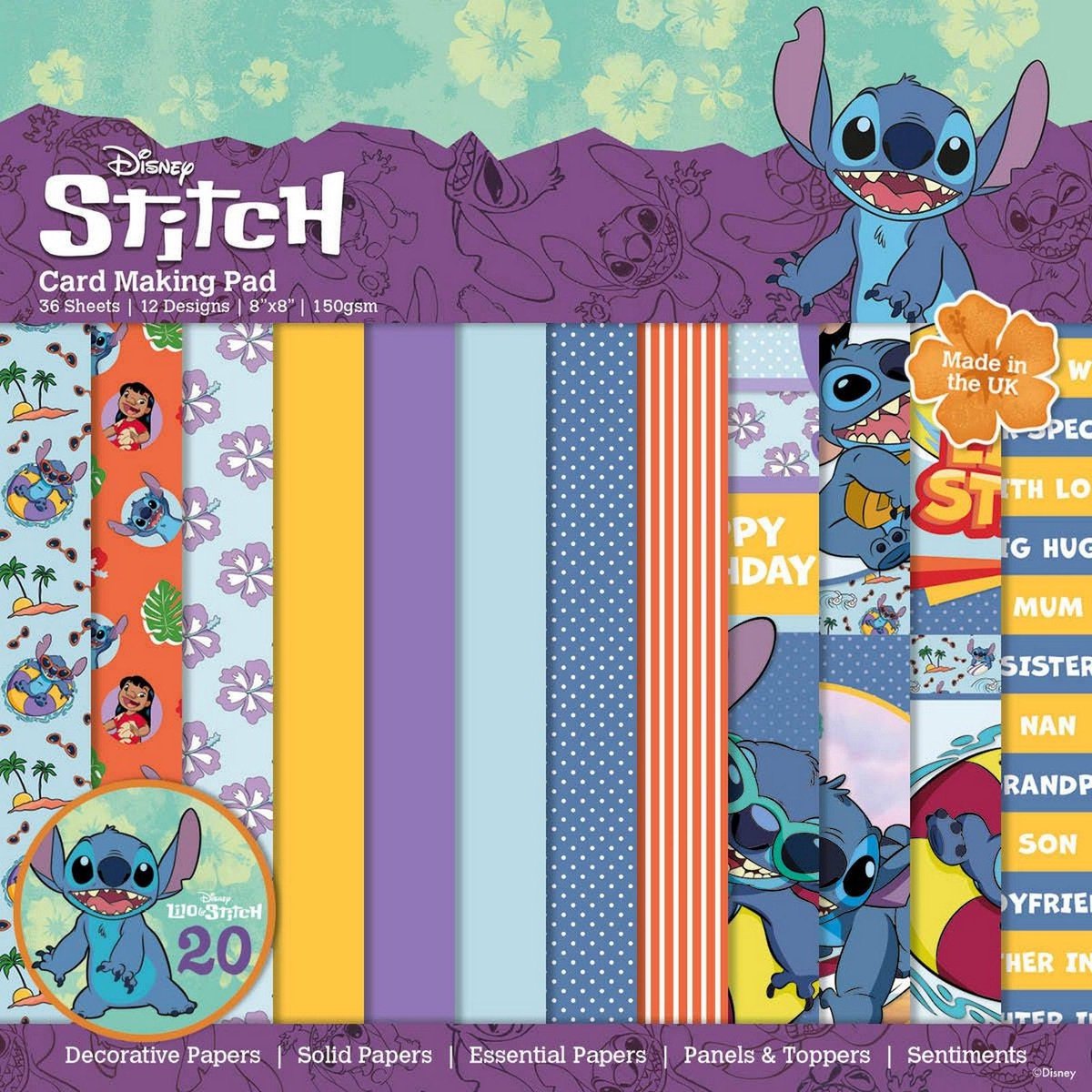 Creative Expressions Card Making Pad Lilo & Stitch | bol.com