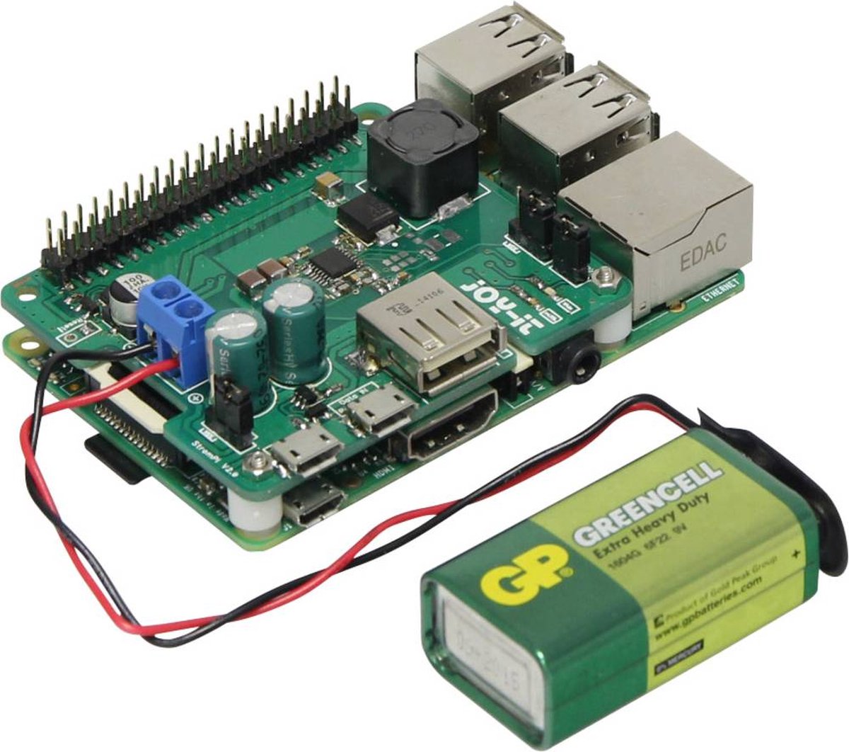 Joy-it StromPi 2 UPS-shield Geschikt voor serie: Raspberry Pi, Banana Pi, Arduino,... | bol.com