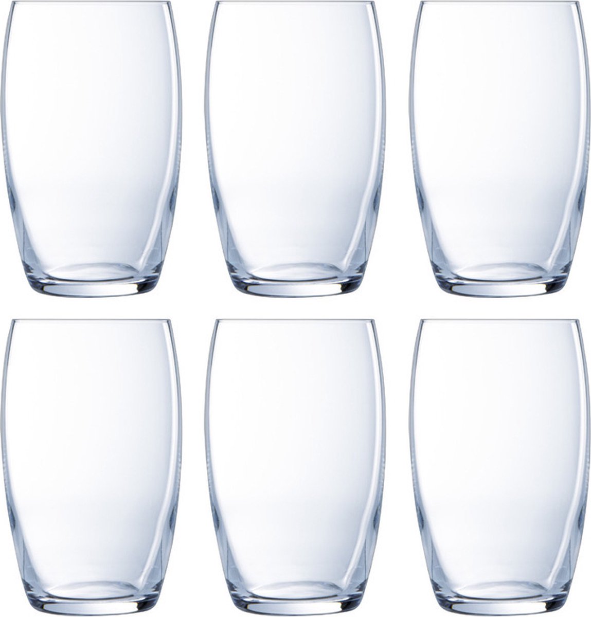 Luminarc Versailles verre à eau/jus set de 18x pièces contenu 375 ml ...