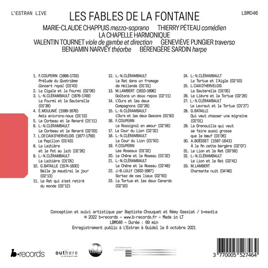 Marie-Claude Chappuis, Thierry Péteau, Valentin Tournet - Les Fables De ...