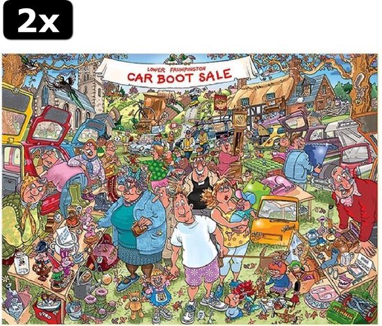 2x Wasgij Original 35 Vlooienmarkt Vondsten! puzzel - 1000 stukjes | bol.com