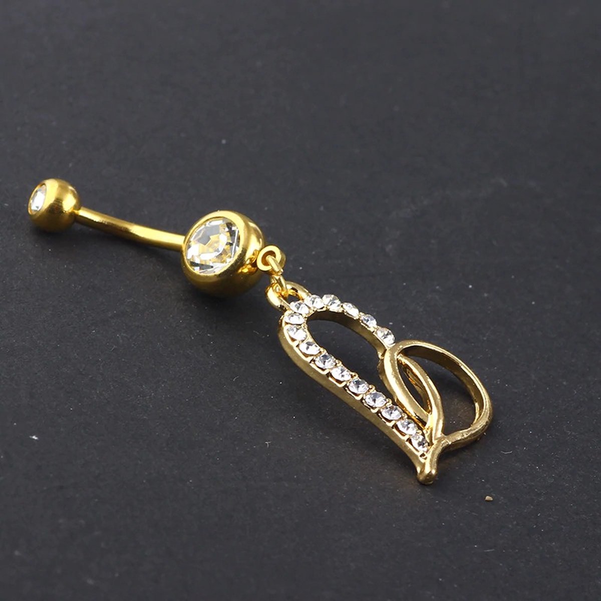 Navel Piercing - Hart Goud | bol.com