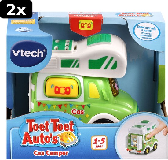 2x Vtech Toet Toet Auto Cas Camper | bol