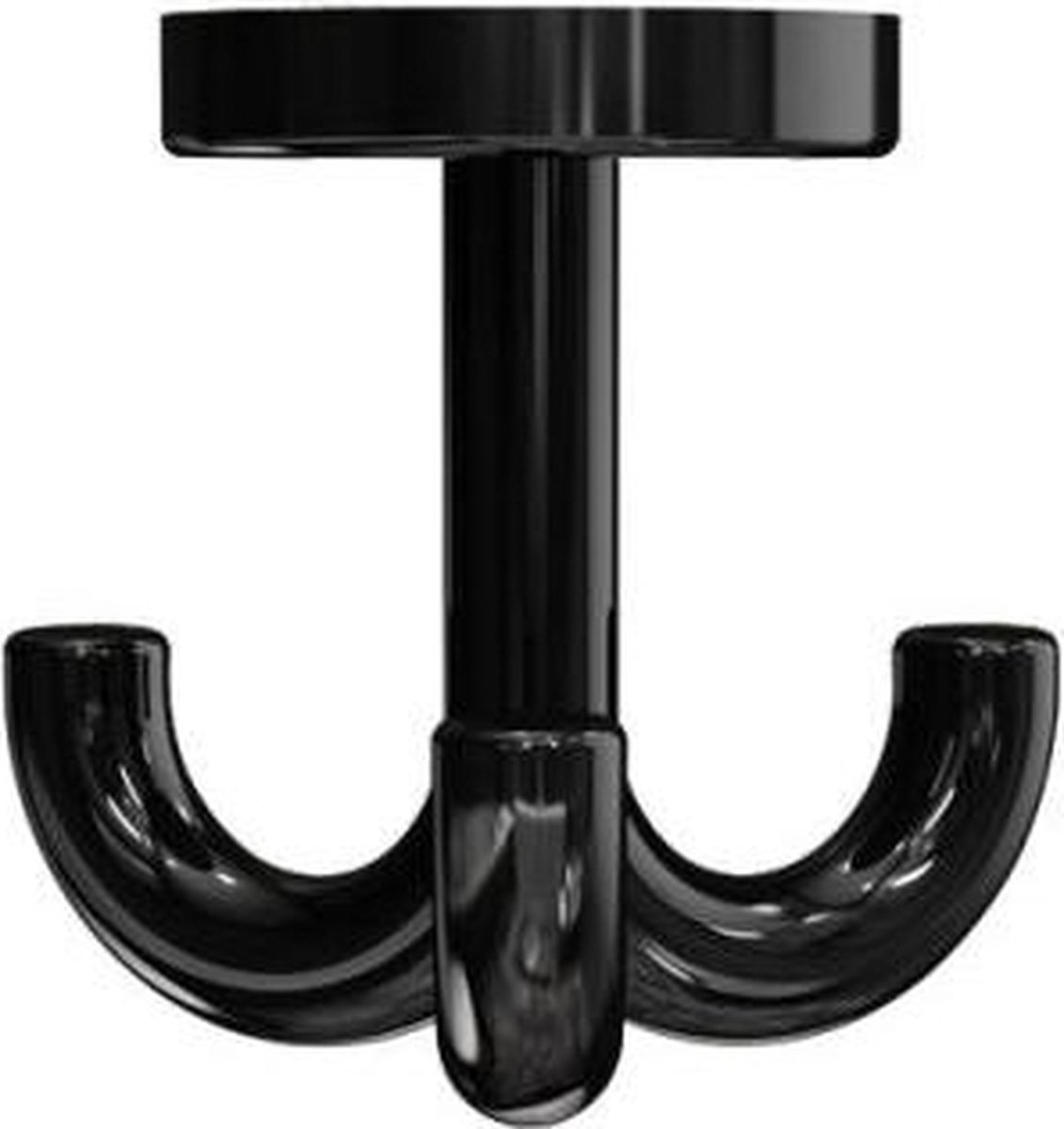 Hewi haak/kapstok drieweg Ø50mm zwart/diepzwart | bol.com