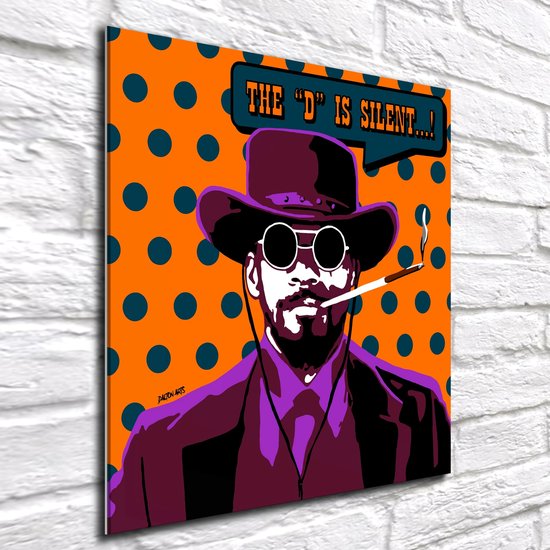 Django Unchained Pop Art Poster - 90 x 90 cm Fotopapier Mat 180 gr ...