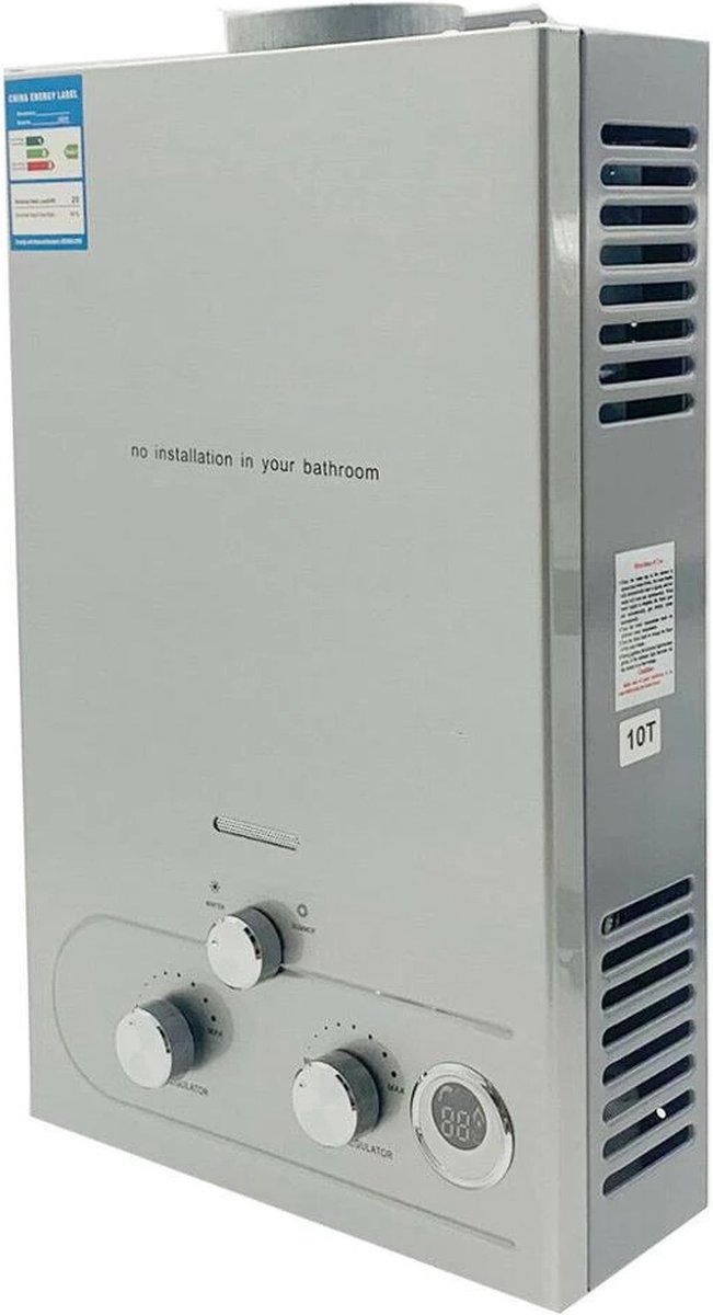 Bezox - Propaan Geiser - Boiler - Modulerende Geiser - Camping Geiser ...