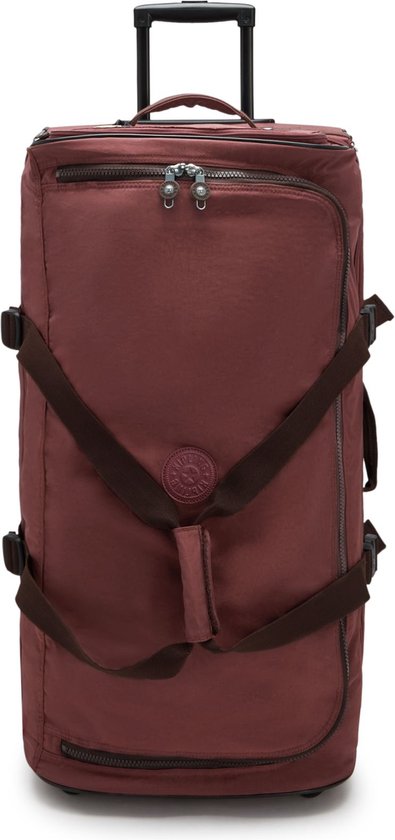 Kipling Basic Teagan L 91L-reistas op wielen mahogany | bol.com