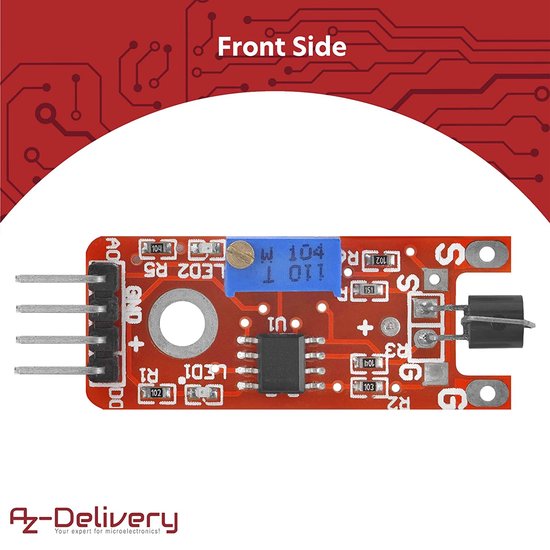 AZDelivery 3 x Touch Sensor Module KY-036 compatibel met Arduino ...