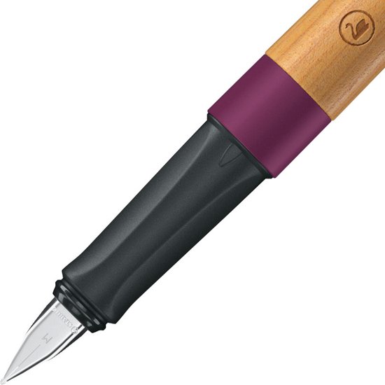 STABILO Grow - Stylo Plume de Luxe Climate Neutral* - Rouge Prune/Bois ...