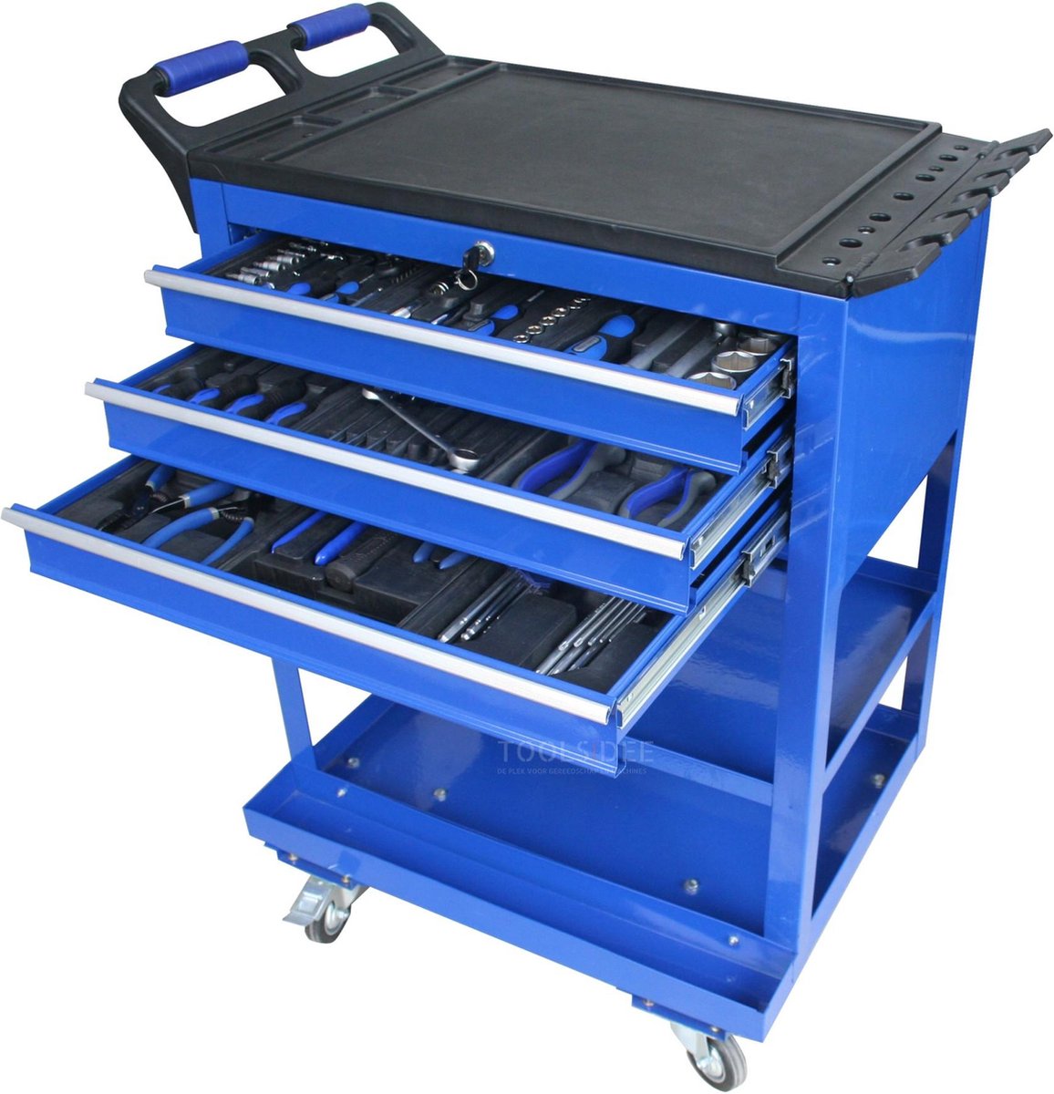 WORKMEN STORAGE Metalen trolley met 4 laden + 182 acc. | bol.com