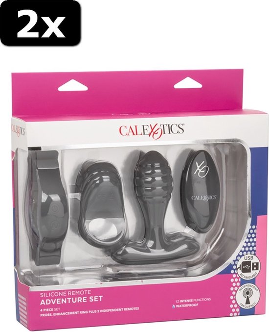 2x Silicone Remote Adventure Set - Gray | bol.com