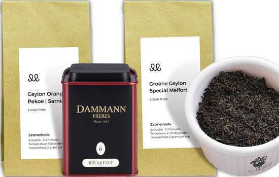 Losse Thee Proefpakket Ceylon | Ceylon Thee Sensaties - Verschillende ...
