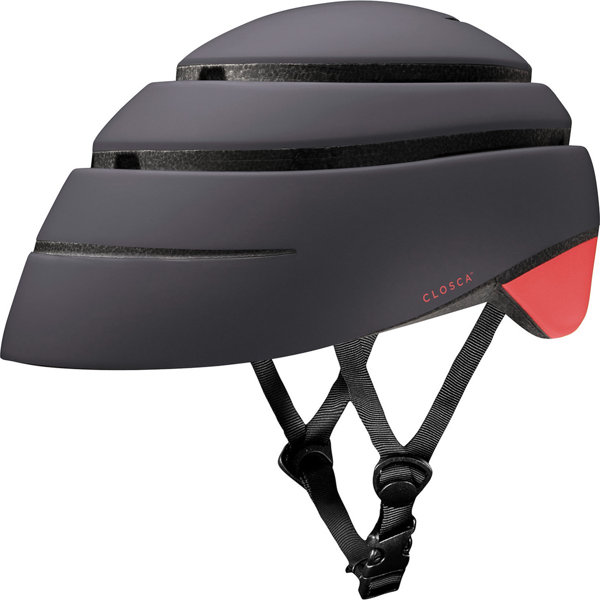 Closca Helmet Loop Grafiete (Koraal, L) Fiets- en stephelm – Inklapbare ...