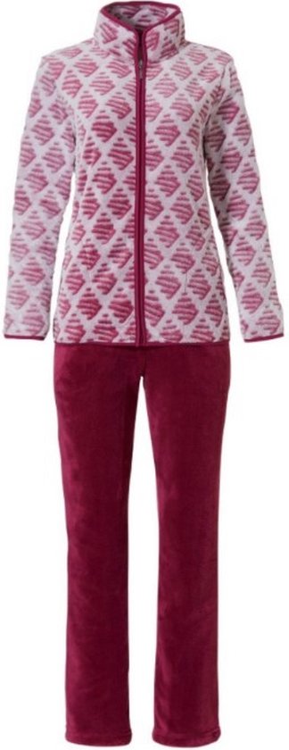 Pastunette dames huispak 80222-106-8 rood - Rood - 50 | bol