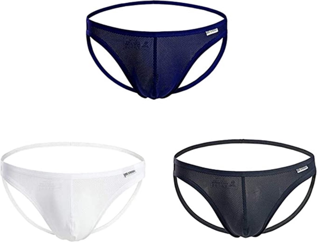 3 Stuks - Sexy Herenslip - Ademend Herenmode String - Man Thong Ondergoed - Jockstrap... | bol.com