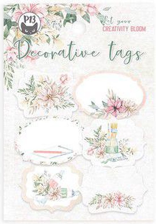 Piatek13 - Tag set Let your creativity bloom 04 6St P13-CRB-24 | bol