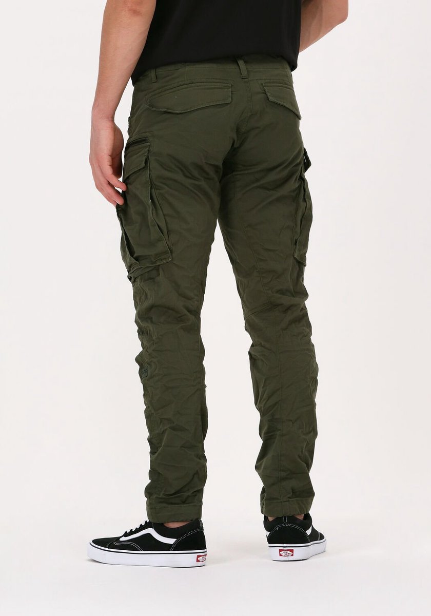 G-Star Raw Rovic Zip 3d Regular Tapered Broeken - Groen | bol.com