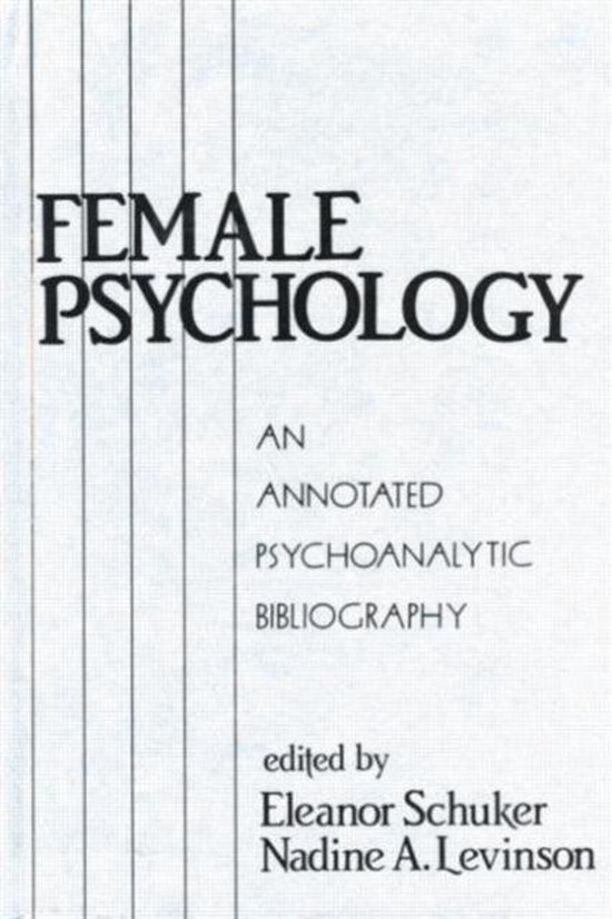 Female Psychology | 9781138872264 | Boeken | bol