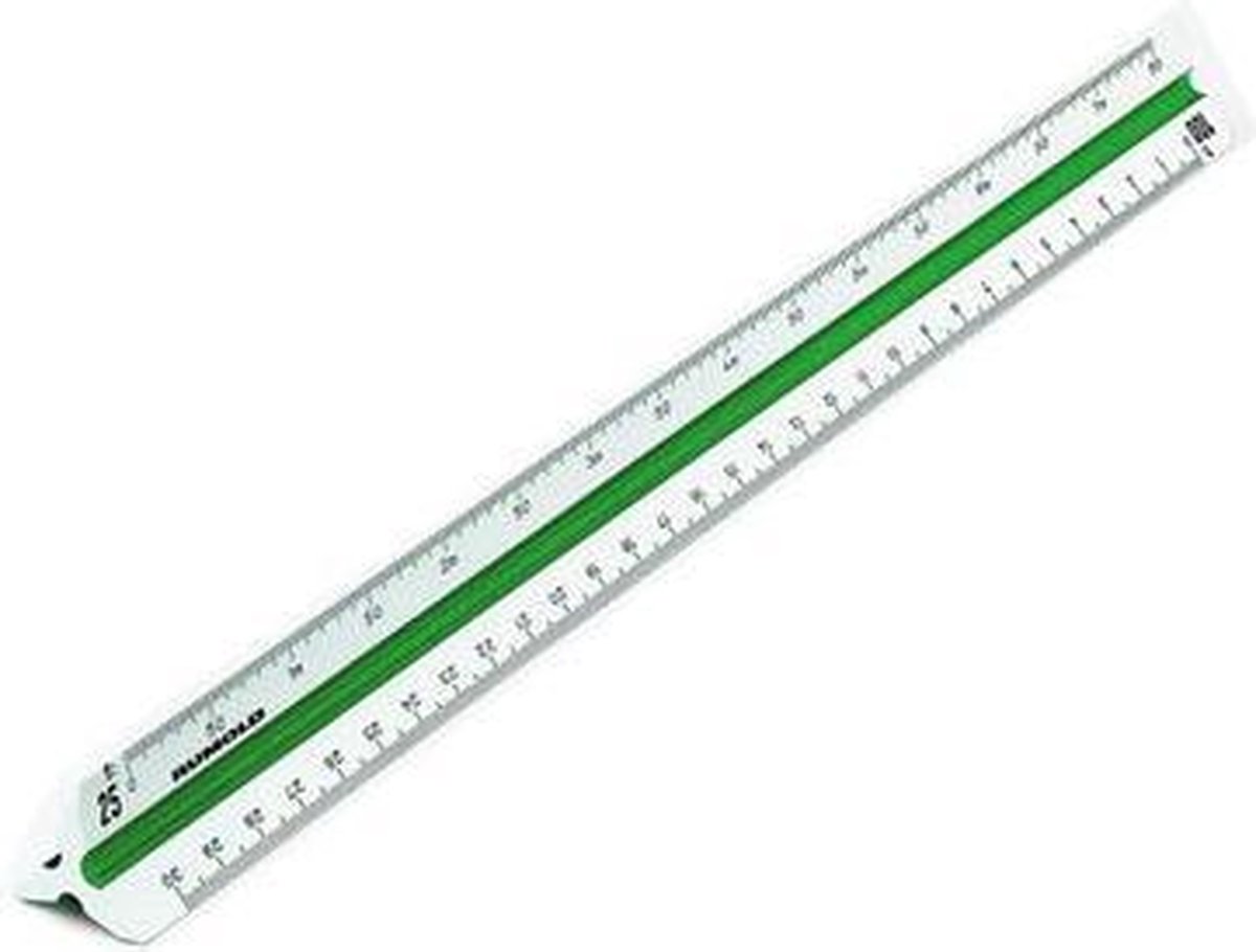 Rumold Schaalstok 3-kantig 150/30 DIN 30cm | bol.com