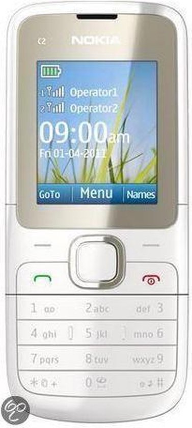 Nokia C2-00 - Wit | bol