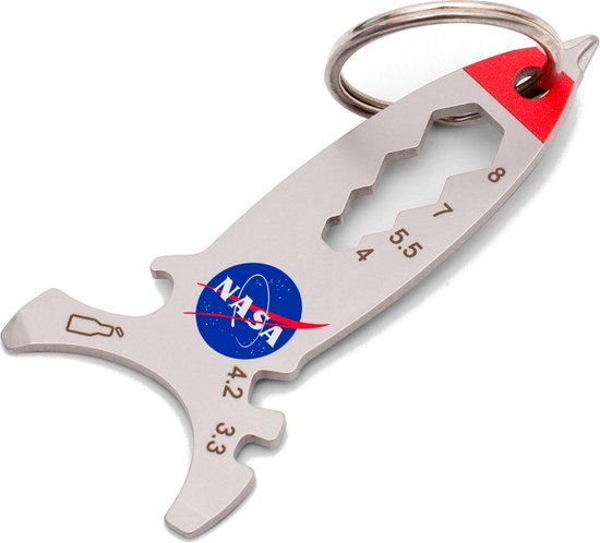 Nasa Multitool Raket 10 Functies 8,5 Cm Staal Zilver | bol.com