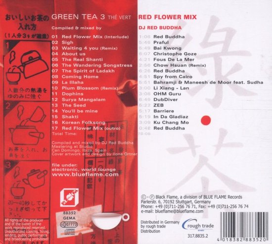 Various Artists - Green Tea Vol. 3: Red Flower Mix (CD), various ...