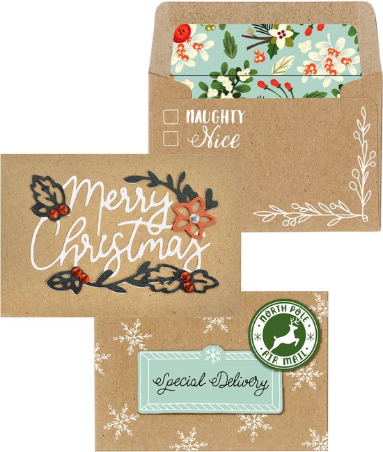 Sizzix Framelits Snijmal Set - With Stamps Envelope Liners Mini | bol.com